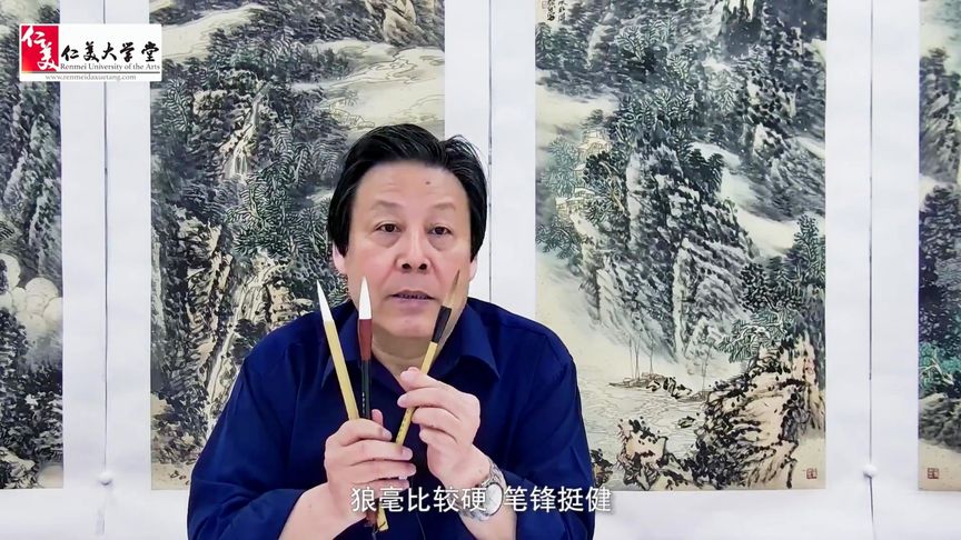 初学国画该用什么毛笔?教你狼毫、兼毫、羊毫的用法