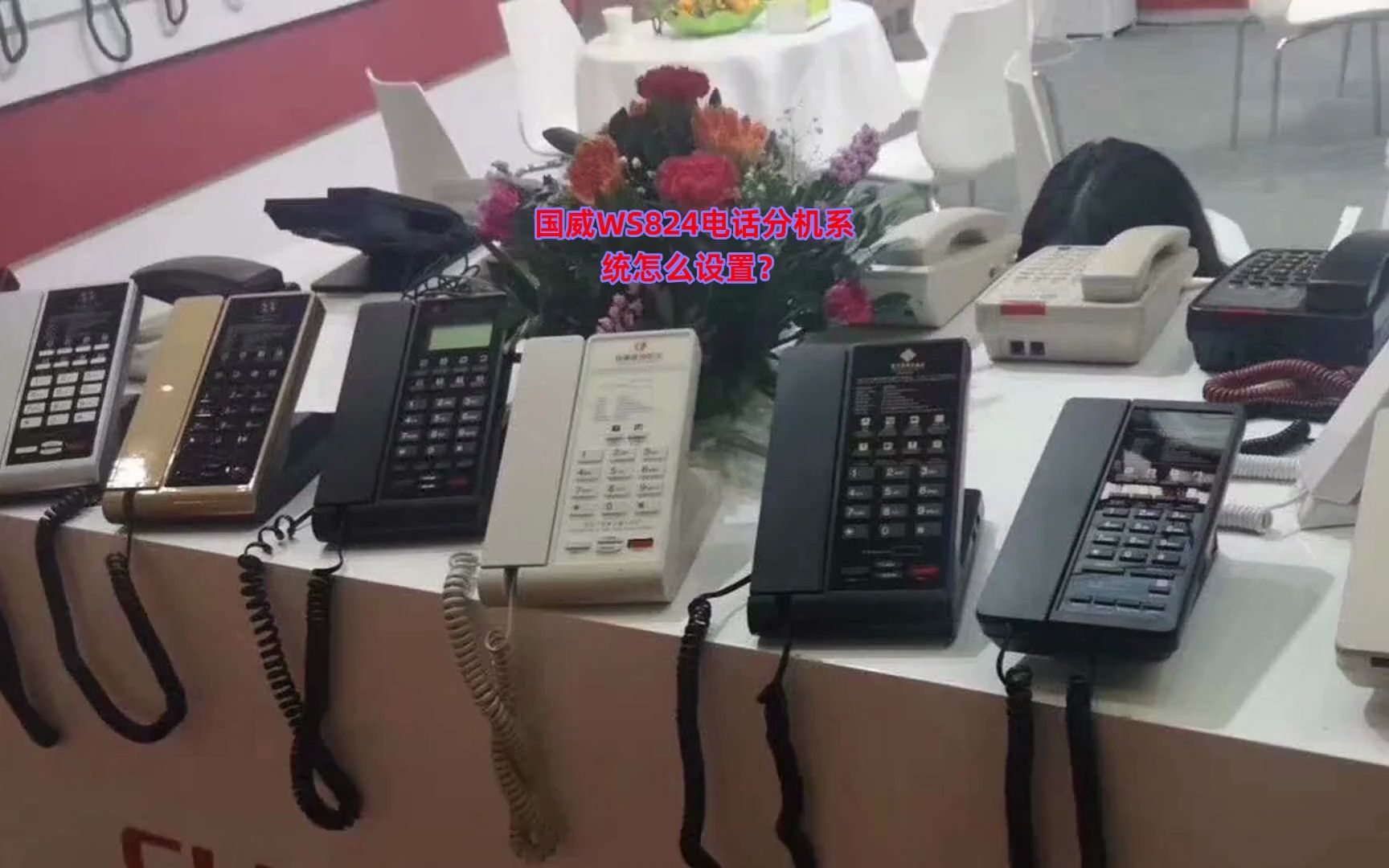 国威WS824电话分机系统怎么设置?