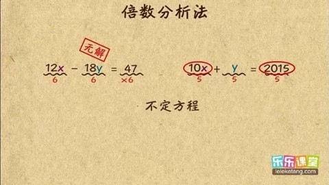 小学六年级奥数:不定方程中的限制条件