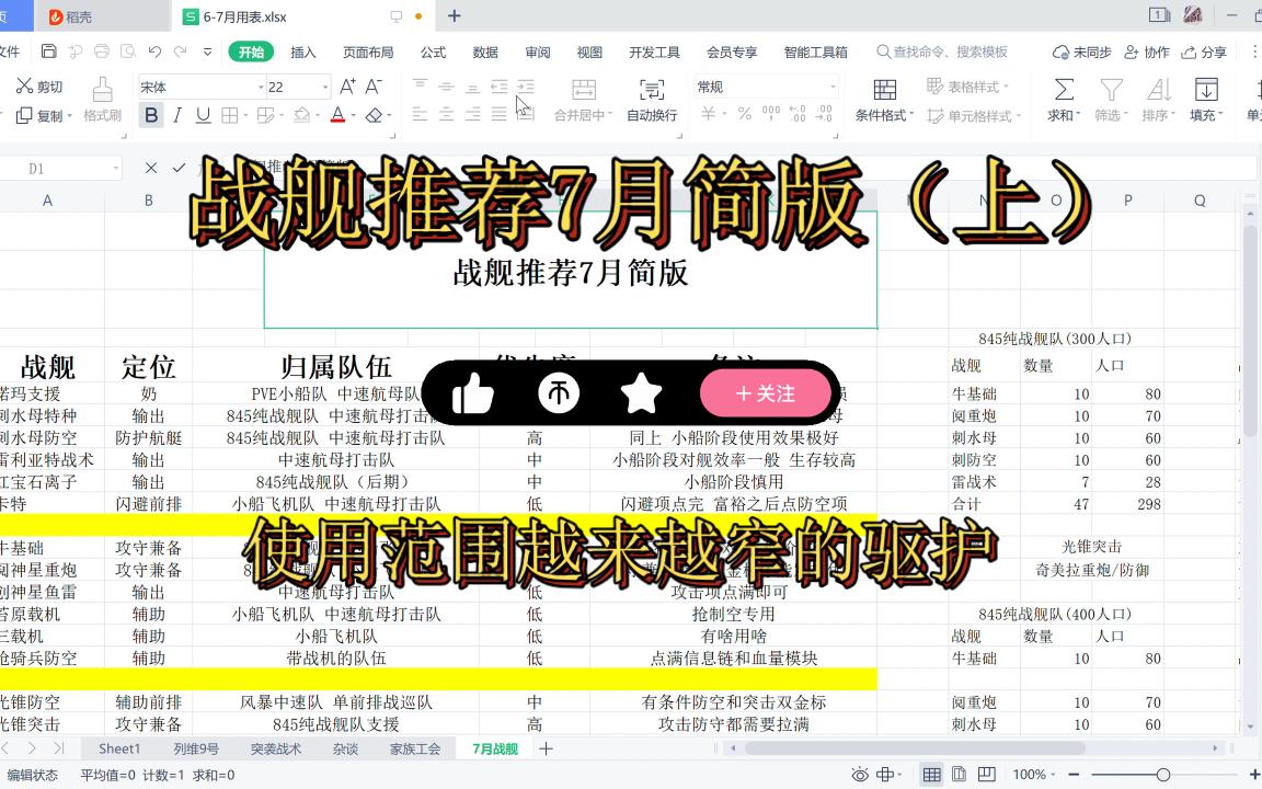 无尽的拉格朗日—7月战舰推荐简版(上) 发现小船用的越来越少了