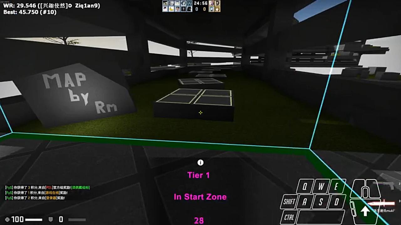 如何在CSGO僵尸逃跑里连跳