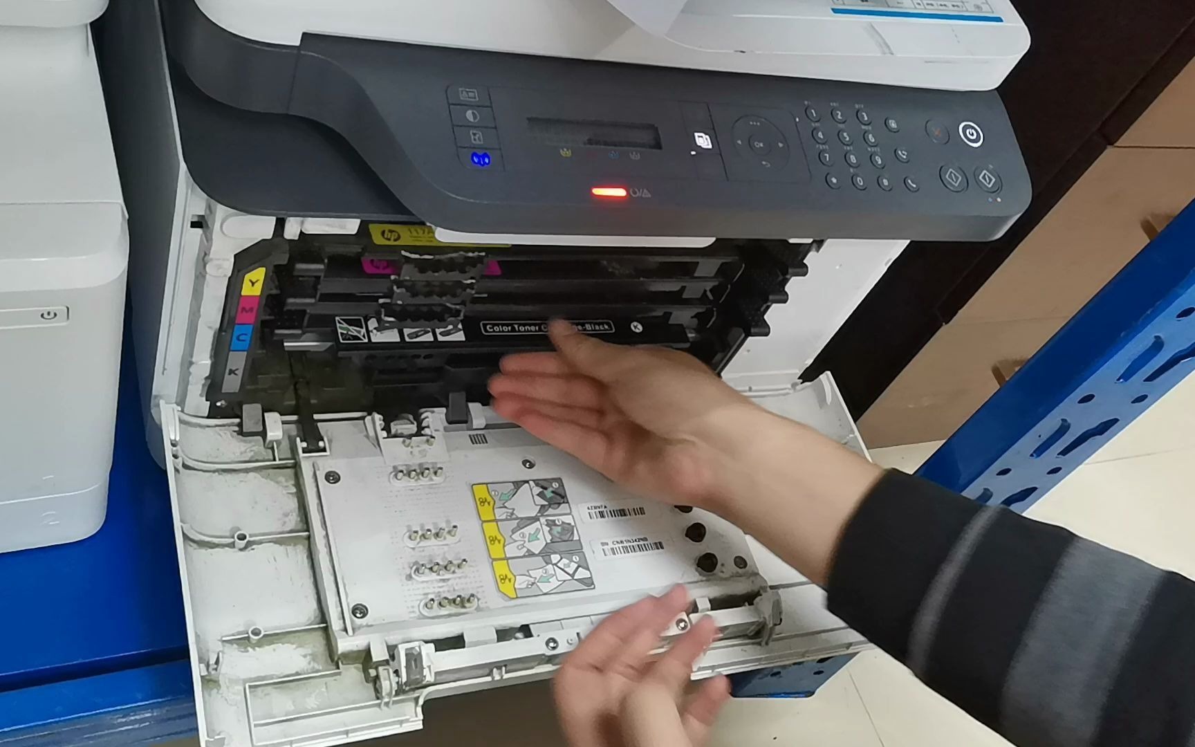 惠普178/179打印一半浅一半深的处理方式