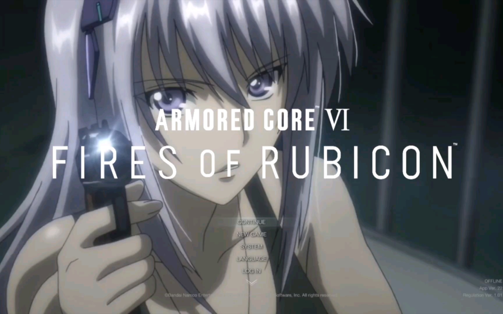 装甲核心6开机界面替换(文字冒险游戏合集:baldr force;机器人笔记;muv)