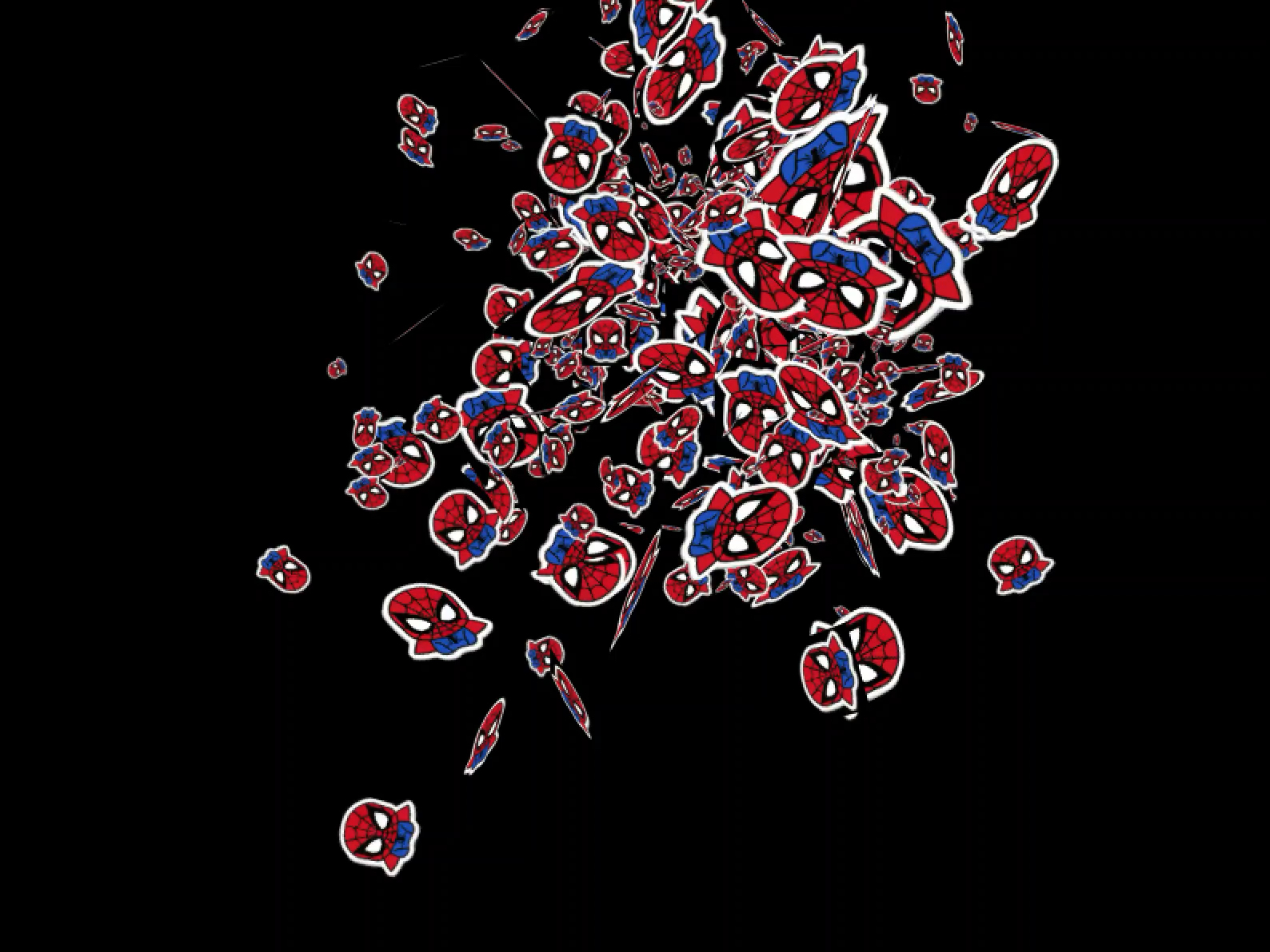 Processing图片p3d三维立体自动循环变换构成动态海报