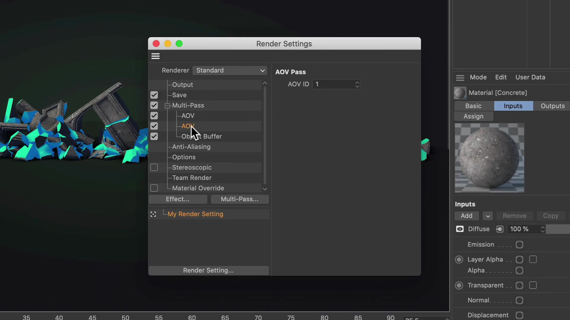 C4D S22官网技巧教程Tip - 286- 如何使用节点渲染“材质ID”通道 ...
