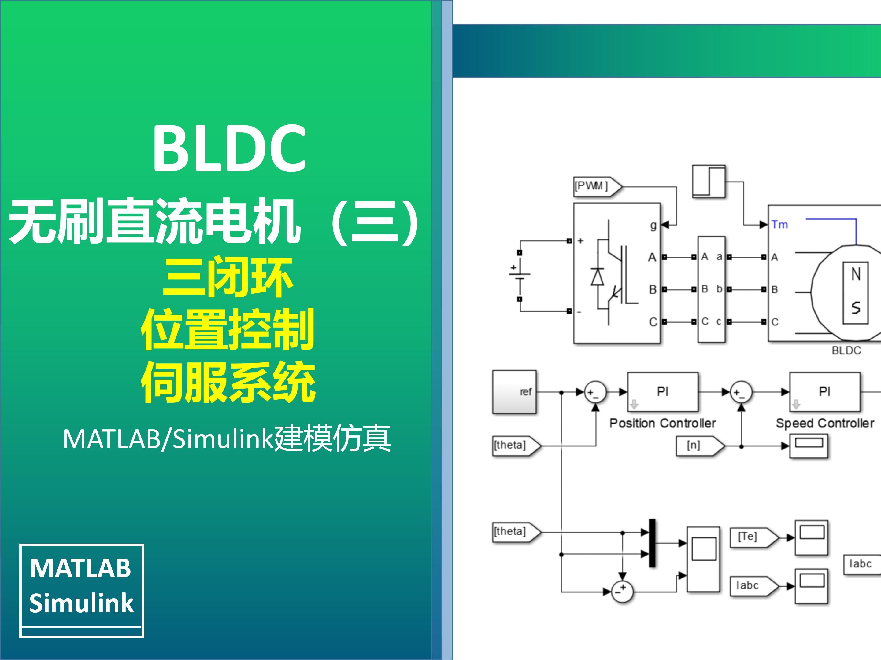 ...三闭环位置控制伺服系统伺服控制位置伺服MATLAB/Simulink仿真模型