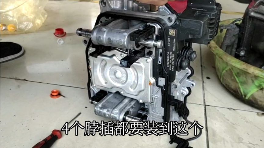大众帕萨特更换机电单元,跑了27万公里的双离合变速箱,正常
