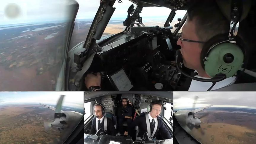 多视角驾驶螺旋桨飞机,看下如何操作