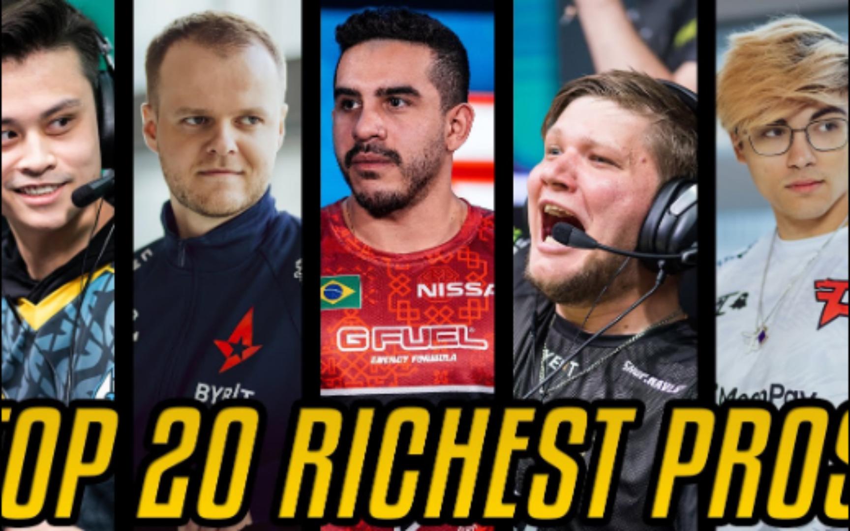 CSGO十大富有职业选手!(按奖金获得数排名)