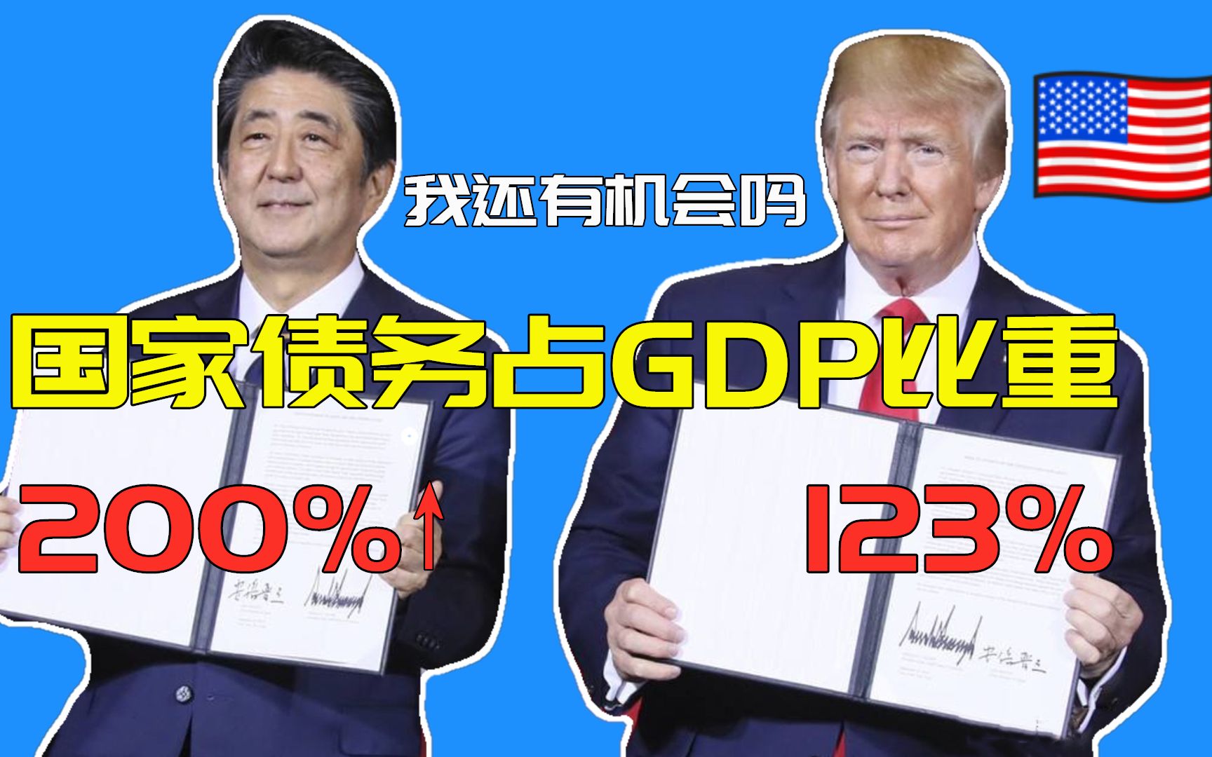 全球各国的国家债务占GDP比重,中国、美国、日本分别占了多少?