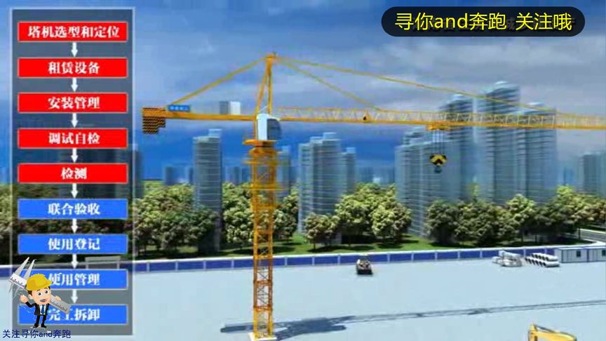 塔式起重机安装很复杂?27分钟安全标准化动画一次说清楚,涨知识