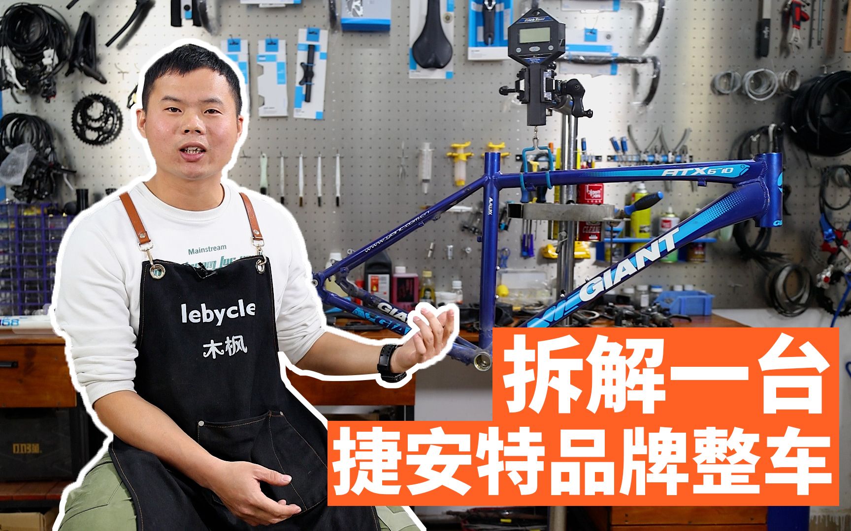 拆解一台捷安特品牌整车#捷安特#
