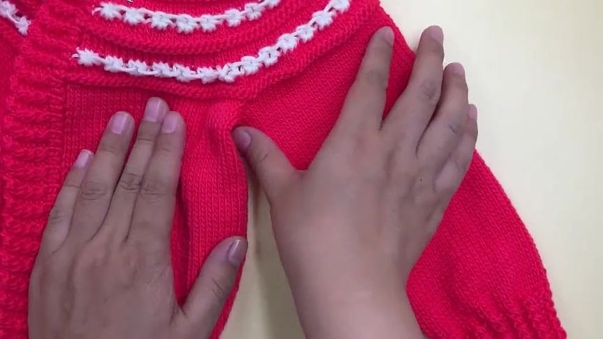 宝宝毛线衣钩针编织教程针织面料更保暖