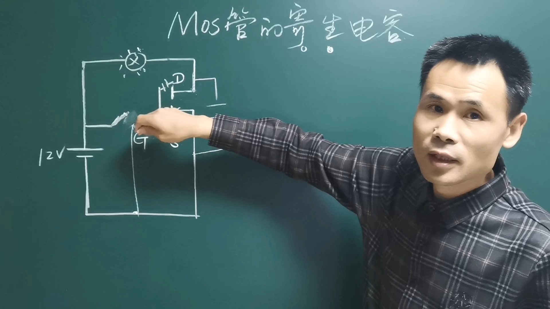 MOS管里面的电容是人加上去的吗?看看它的结构就明白了