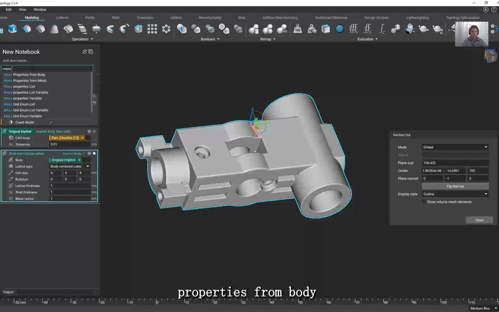 nTopology Live086直升机部件轻量化及其节能效果评估