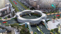 新余市这座投资1700万元,花瓣型钢结构立交桥,即将成为一道漂亮城市...