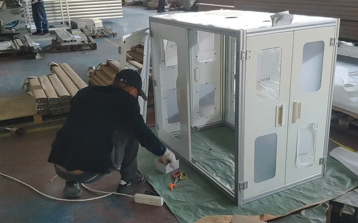 上海善昶车间设备防护罩定做-上门测量