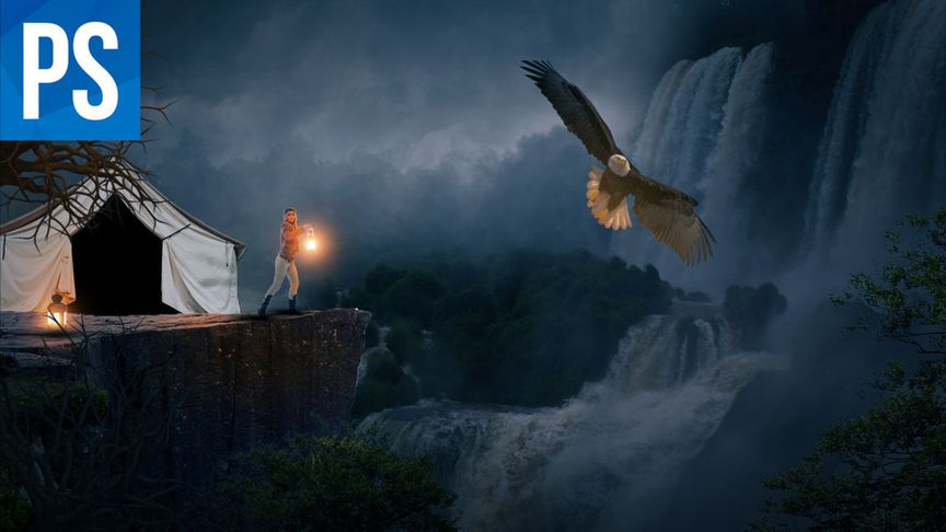 Photoshop教程!大冒险Photoshop数字艺术教程操作!