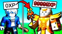 我的世界小白解说ROBLOX 锻炼角色强大到直接屠全村
