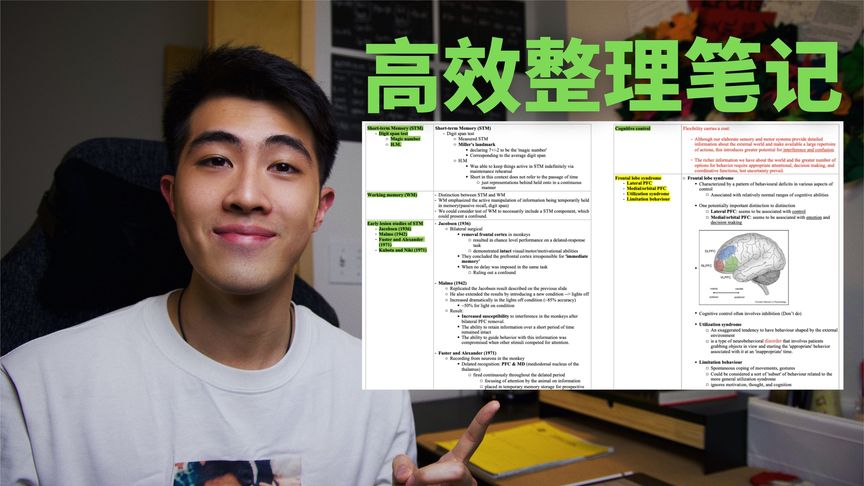 【干货】如何高效整理课堂笔记?|全英双字