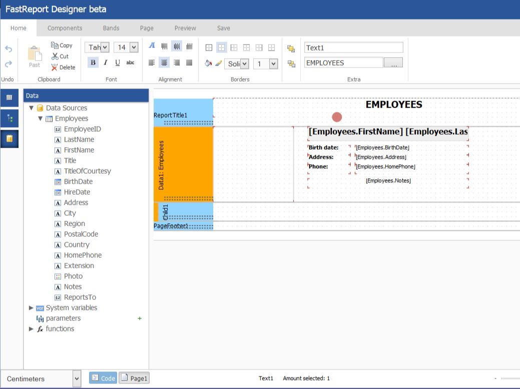 FastReport 入门:WinForms 和WPF 版本的快速指南(1)-- 框架演示
