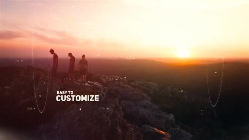 三维视差片头2张图可换附教程ae