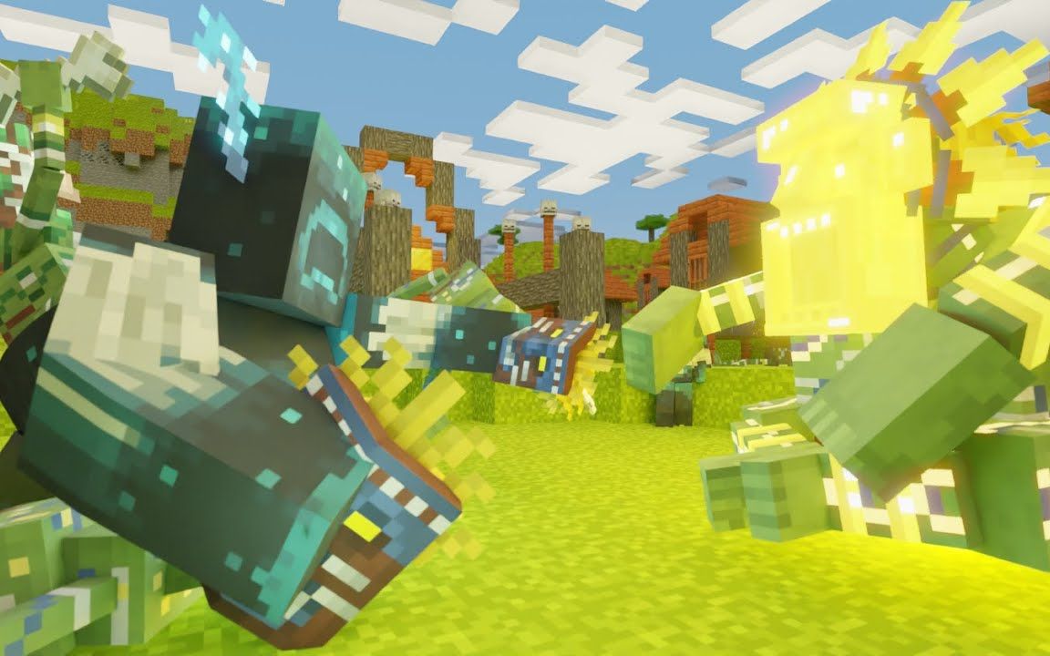 我的世界动画:坚守者 VS 太阳酋长