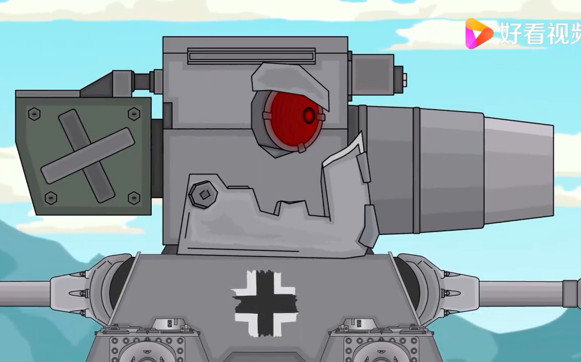 坦克世界动画:卡尔44vs苏联巨鼠
