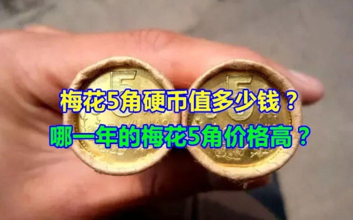 梅花5角硬币值多少钱?哪一年的梅花5角价格高?