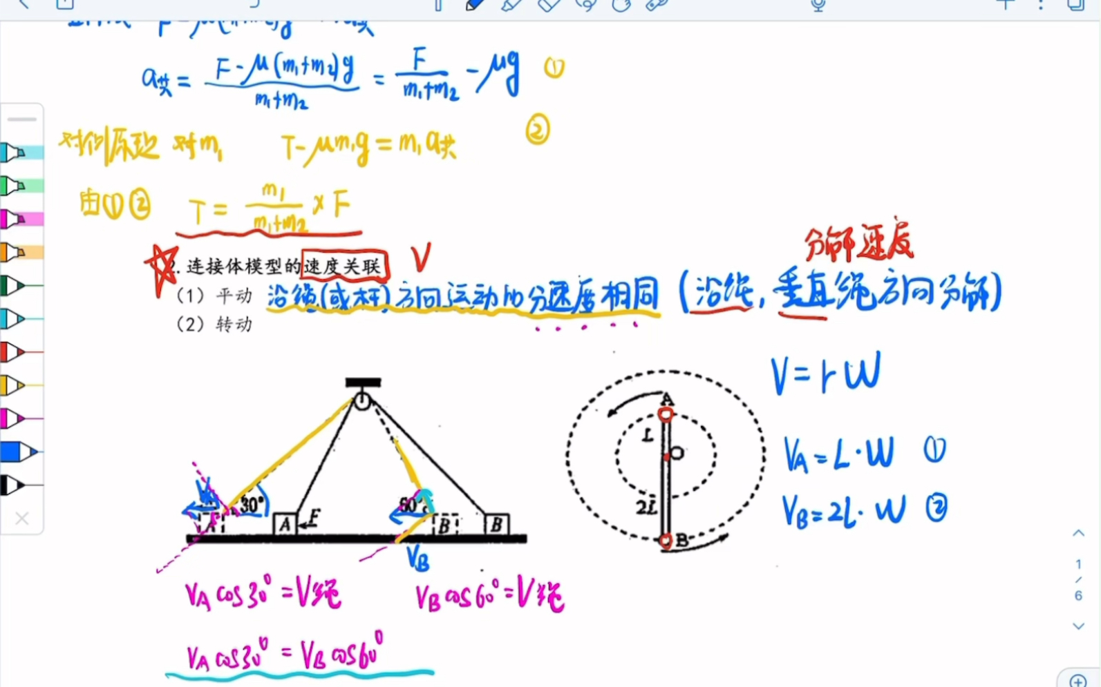 高中物理 连接体模型归纳总结(有典型例题讲解)