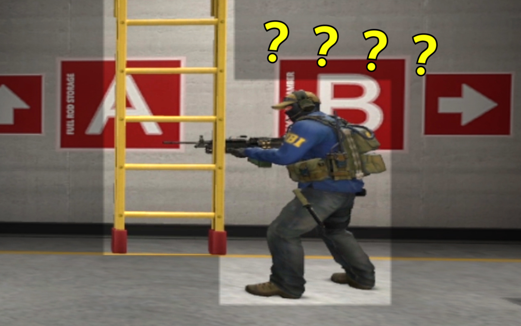 【csgo】如何使用梯子?