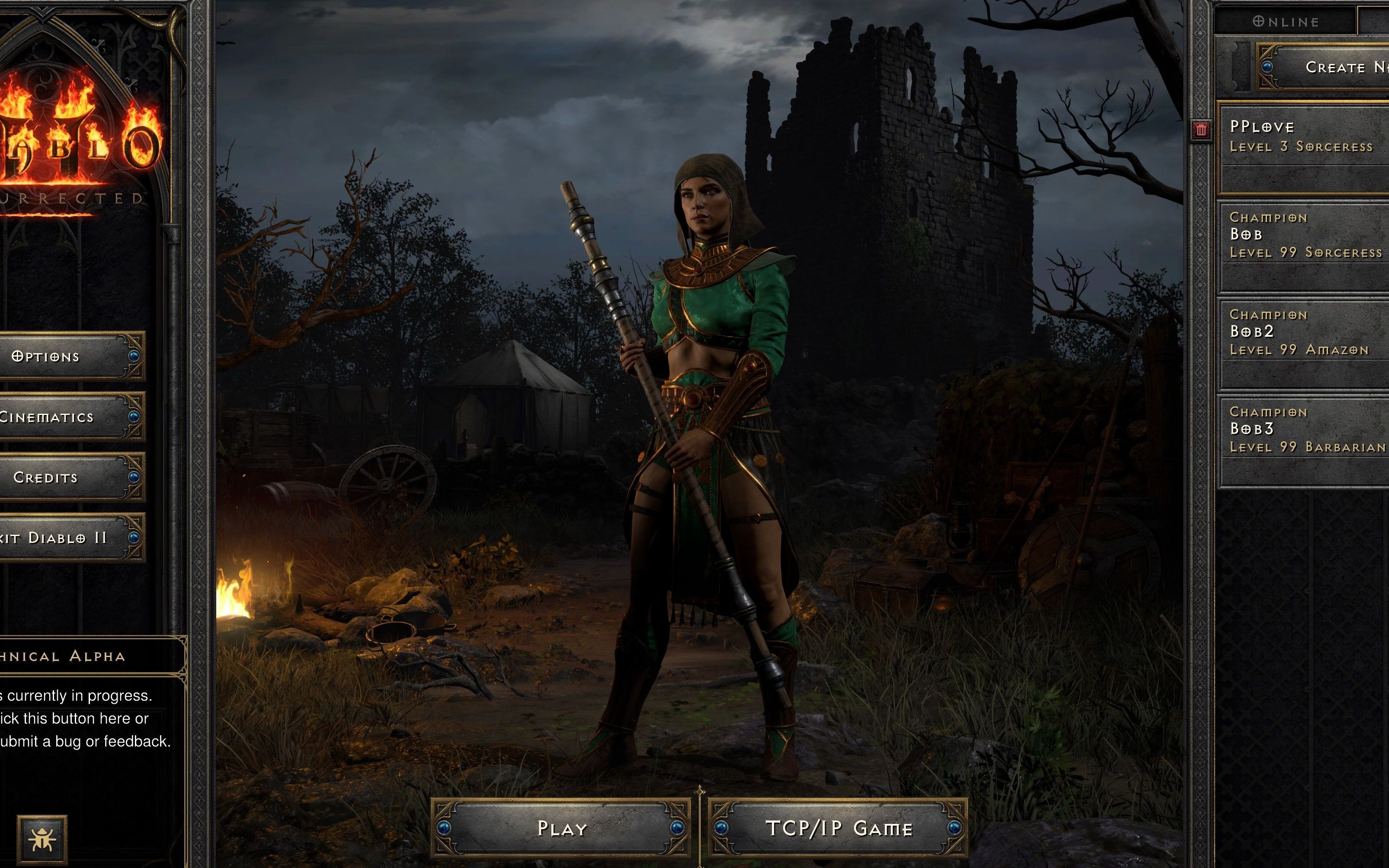 暗黑破坏神2重制版 本地版,解决部分问题的方法.