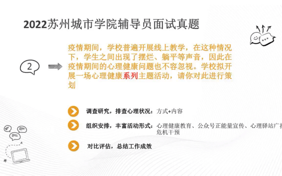 面试真题系列之组织策划要点