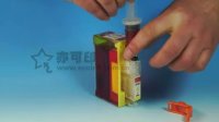 Ecoink 可填充墨盒 加墨过程演示 CANON