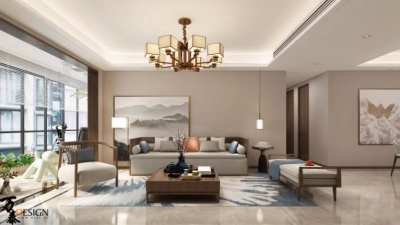 新中式案例室内装修设计