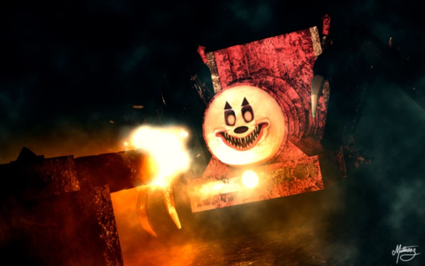 ROBLOX模拟游戏 恐怖食人小火车查尔斯新版模拟器_单机游戏热门视频