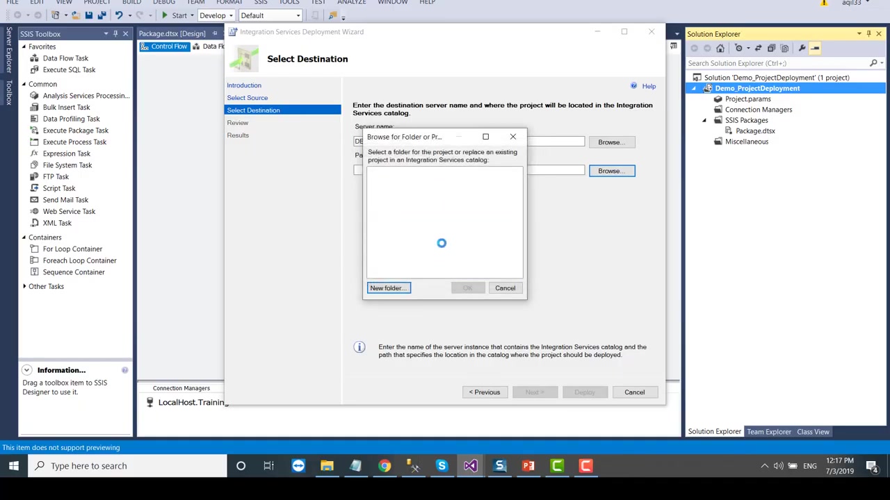SSIS Tutorials -- 2