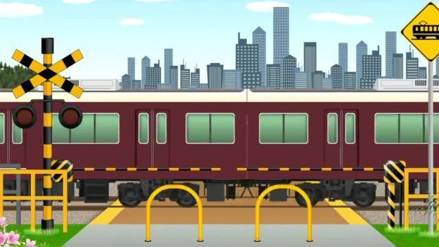 趣味儿童动画:小朋友们过马路要遵守交通规则,要向它们学习哦!