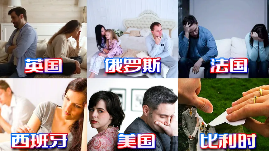 不同国家的离婚率排名,全球离婚率数据飙升,最高的居然是此国