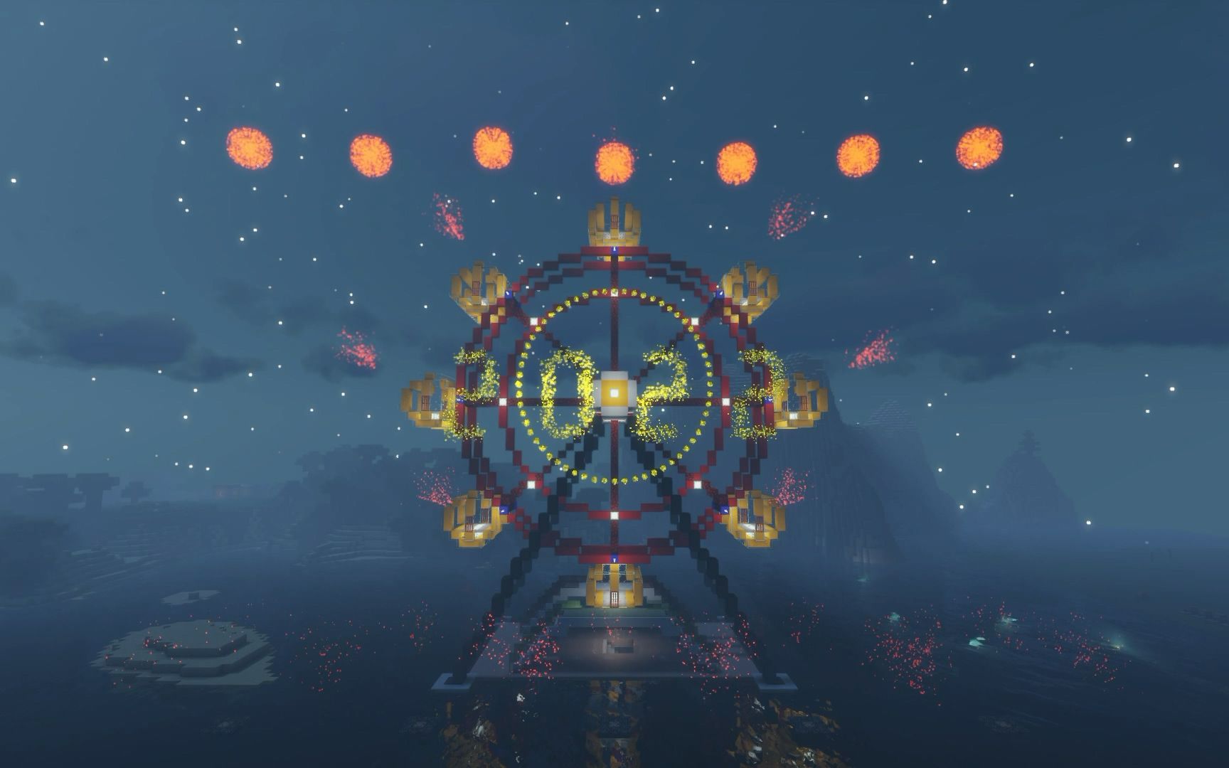 【Minecraft】 2021-2022 跨年倒计时暨焰火晚会--预祝2nd VirtuaReal ...