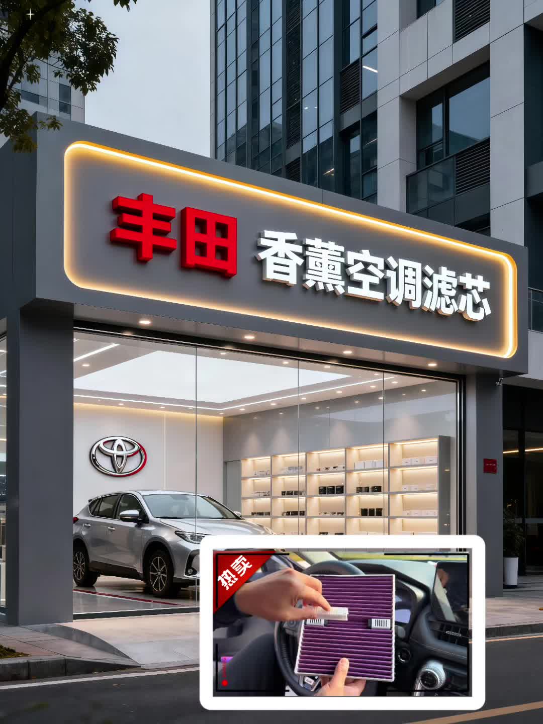 #丰田霸道 #丰田卡罗拉 #丰田凯美瑞 #丰田#香薰空调滤芯