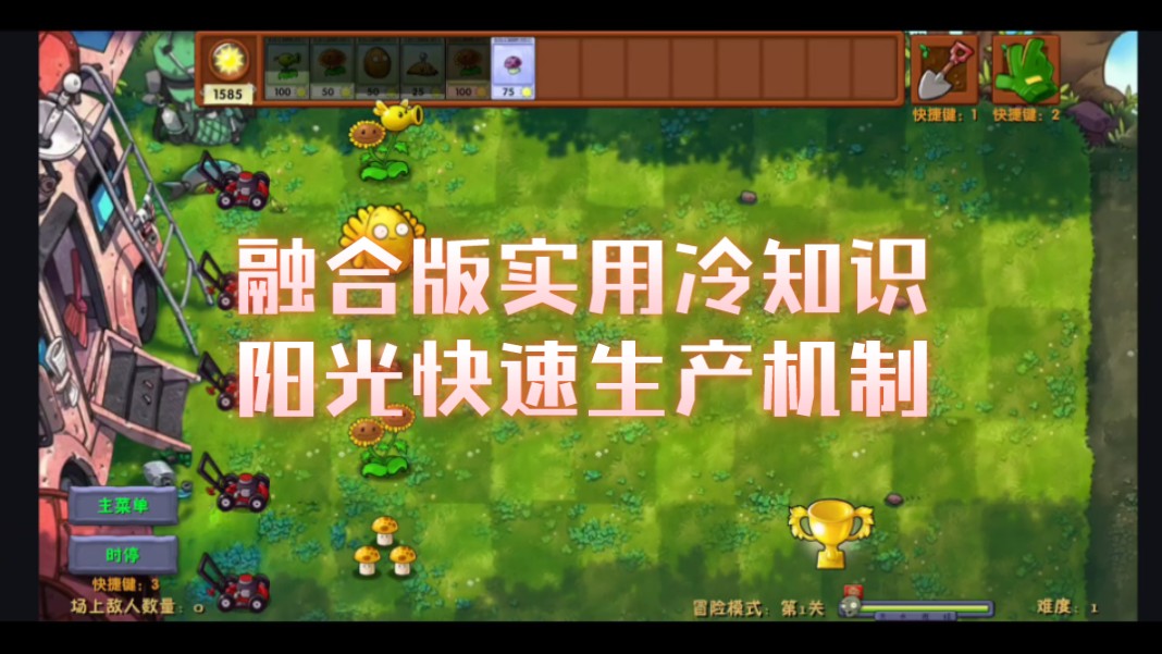 融合版实用冷知识,阳光快速生产机制