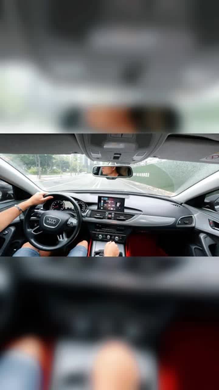 你们要的第一视角开车教程来了跟我一样头上长摄像头的男人自己就.