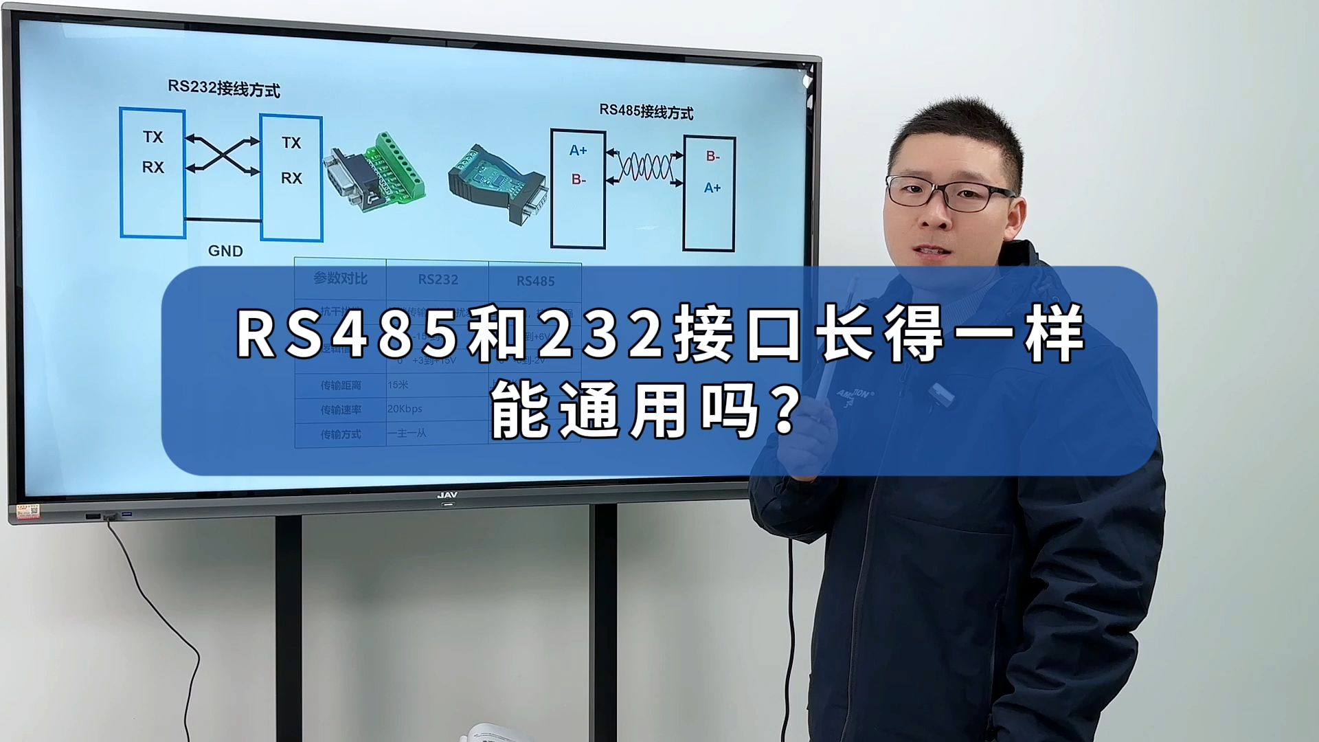 RS485和232接口长得一样,能通用吗?