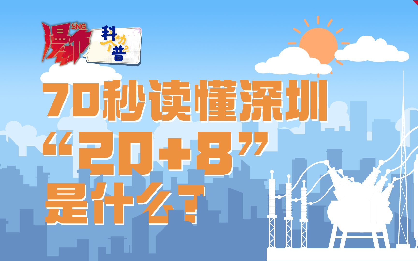 【数据科普动画】70秒读懂深圳“20+8”是什么