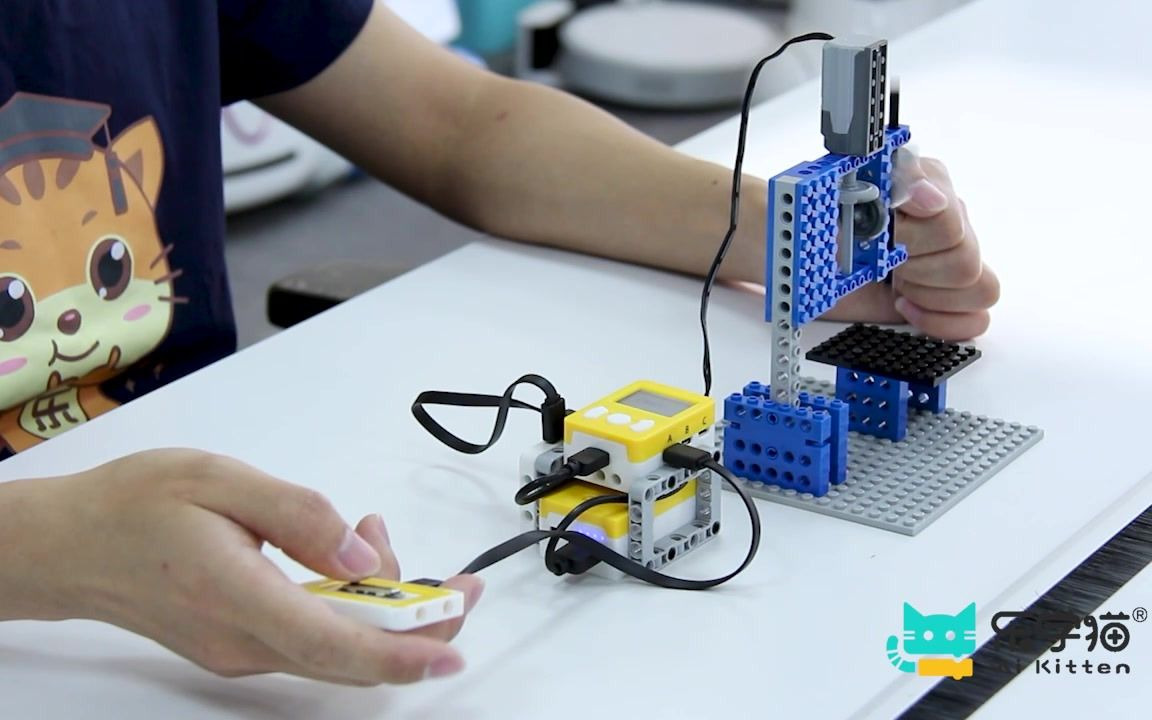 乐学猫 少儿编程 Q级实物乐编 乐高小积木 积木编程 动力系统 Q4-9 ...