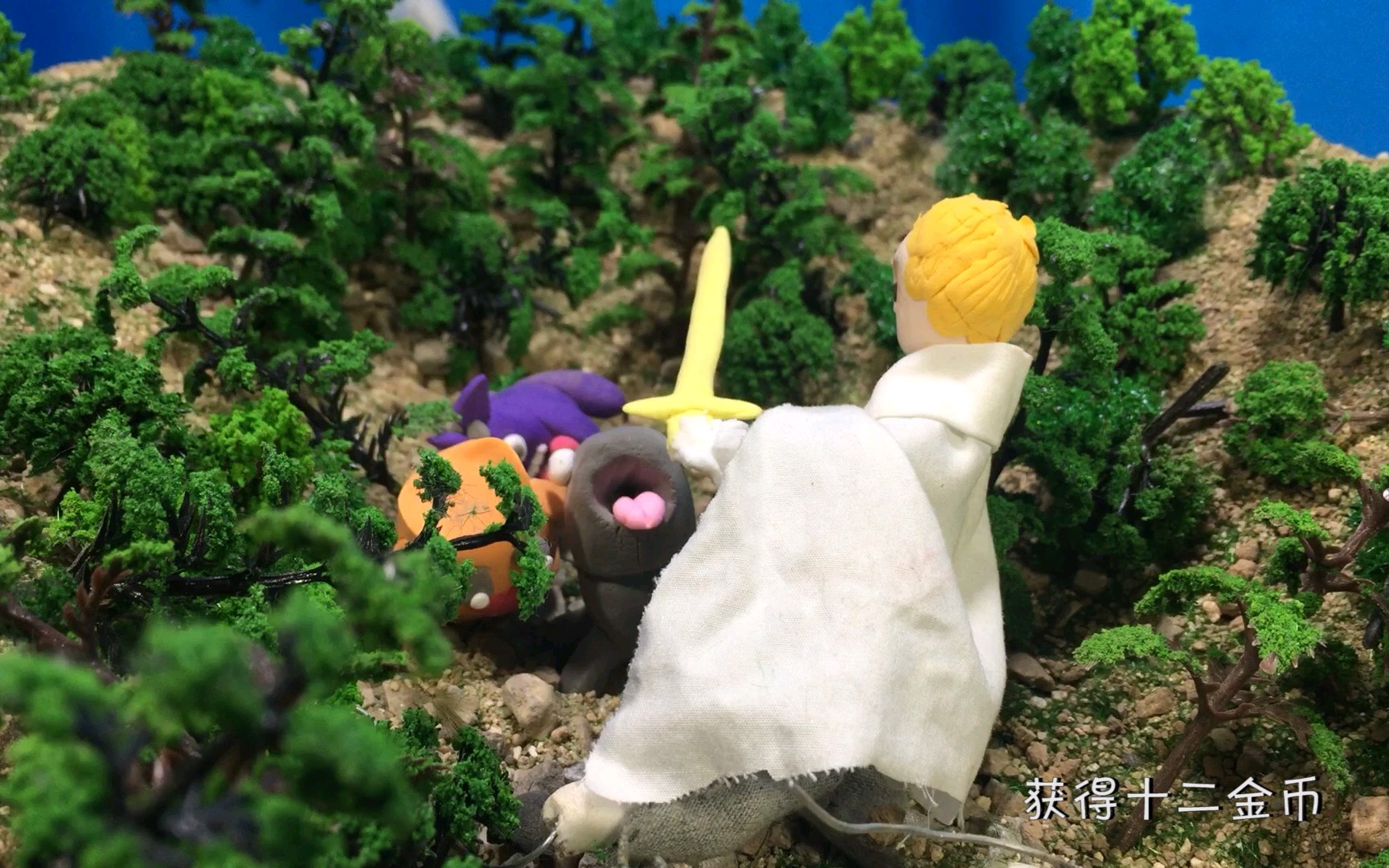 洛天依&言和《拉达崩吧》歌词内容改编拍摄的同名定格动画《达拉崩...