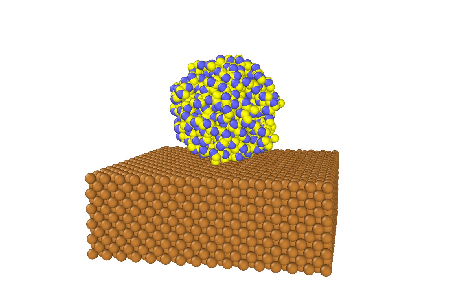 lammps视频教程:Cu_H2O润湿模型建模方法