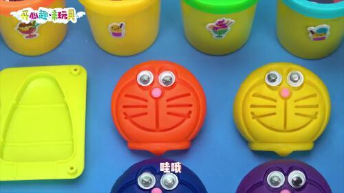 具动画可的哆啦A梦泥制作冰淇淋来看看是怎么做的吧