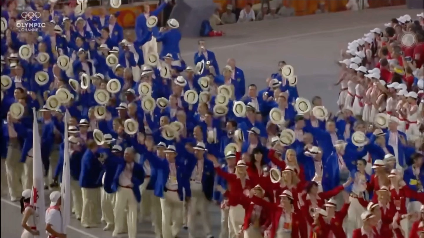 08年北京奥运会开幕式上一脸烦躁的普京大帝